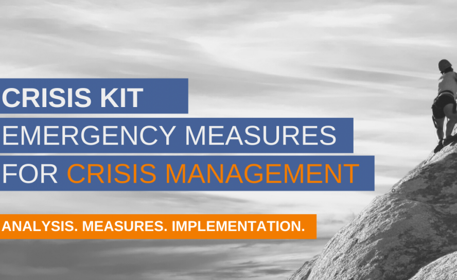 Crisis kit: Immediate measures for crisis management | Kloepfel Magazin