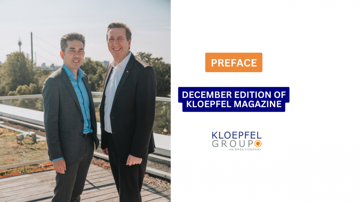 Preface | Kloepfel Magazin